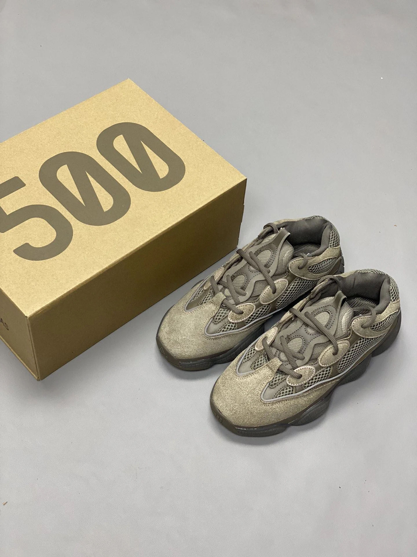 Brand-authenticated Adidas Yeezy 500 Shoes
