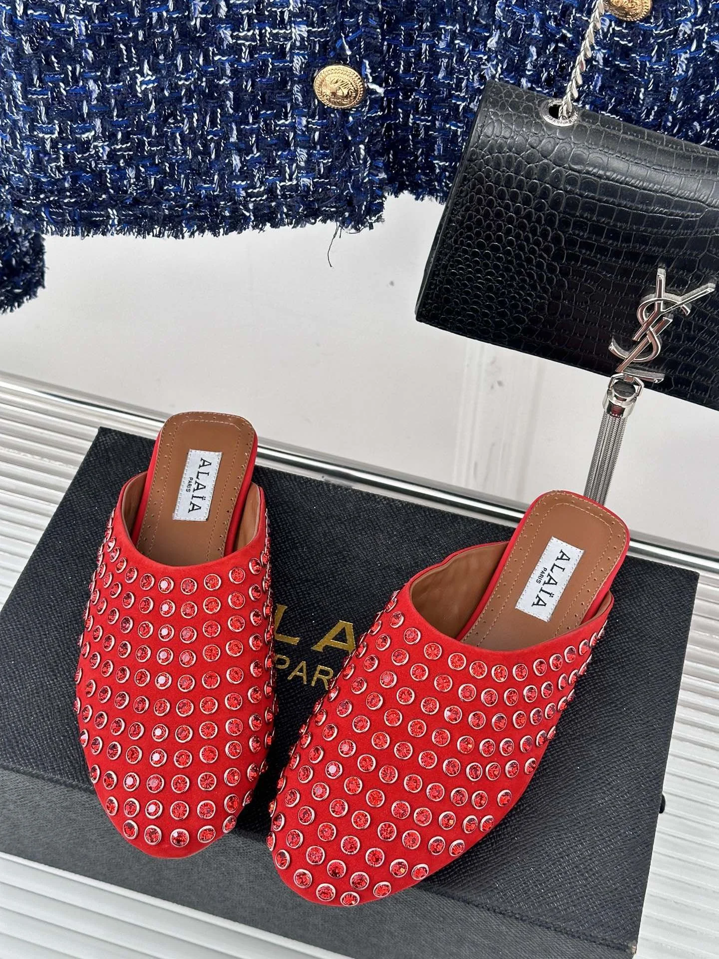 Brand-authenticated Alaia Sandals