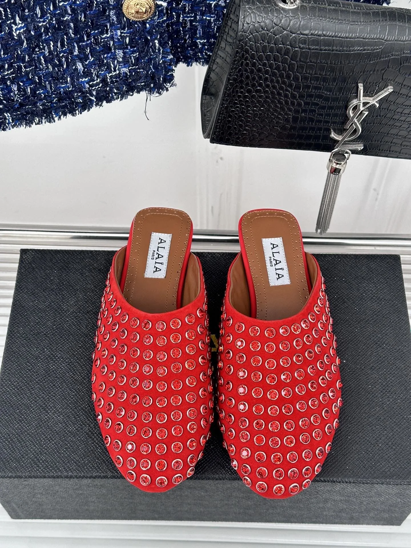 Brand-authenticated Alaia Sandals