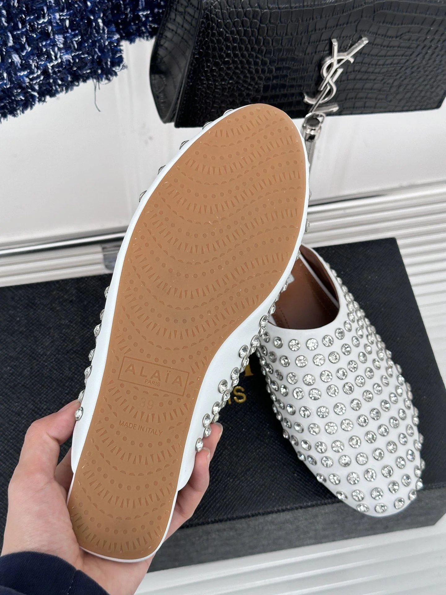Indistinguishable Alaia Sandals