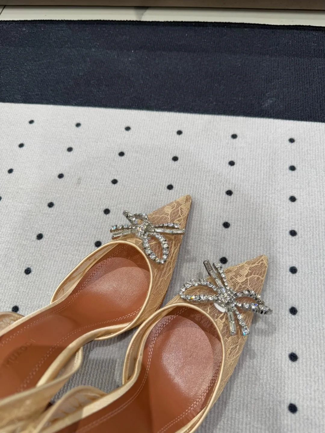 Brand-authenticated Amina Muaddi Sandals