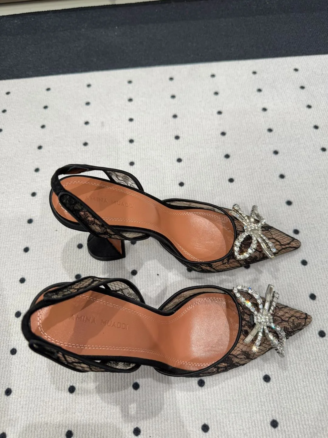 Authentic Amina Muaddi Sandals