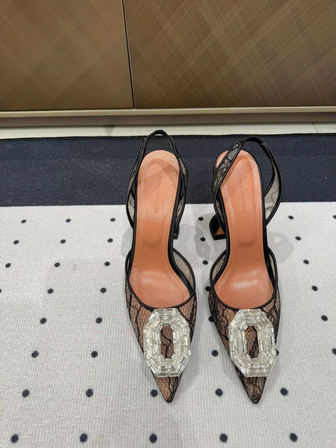 Authentic Amina Muaddi Sandals