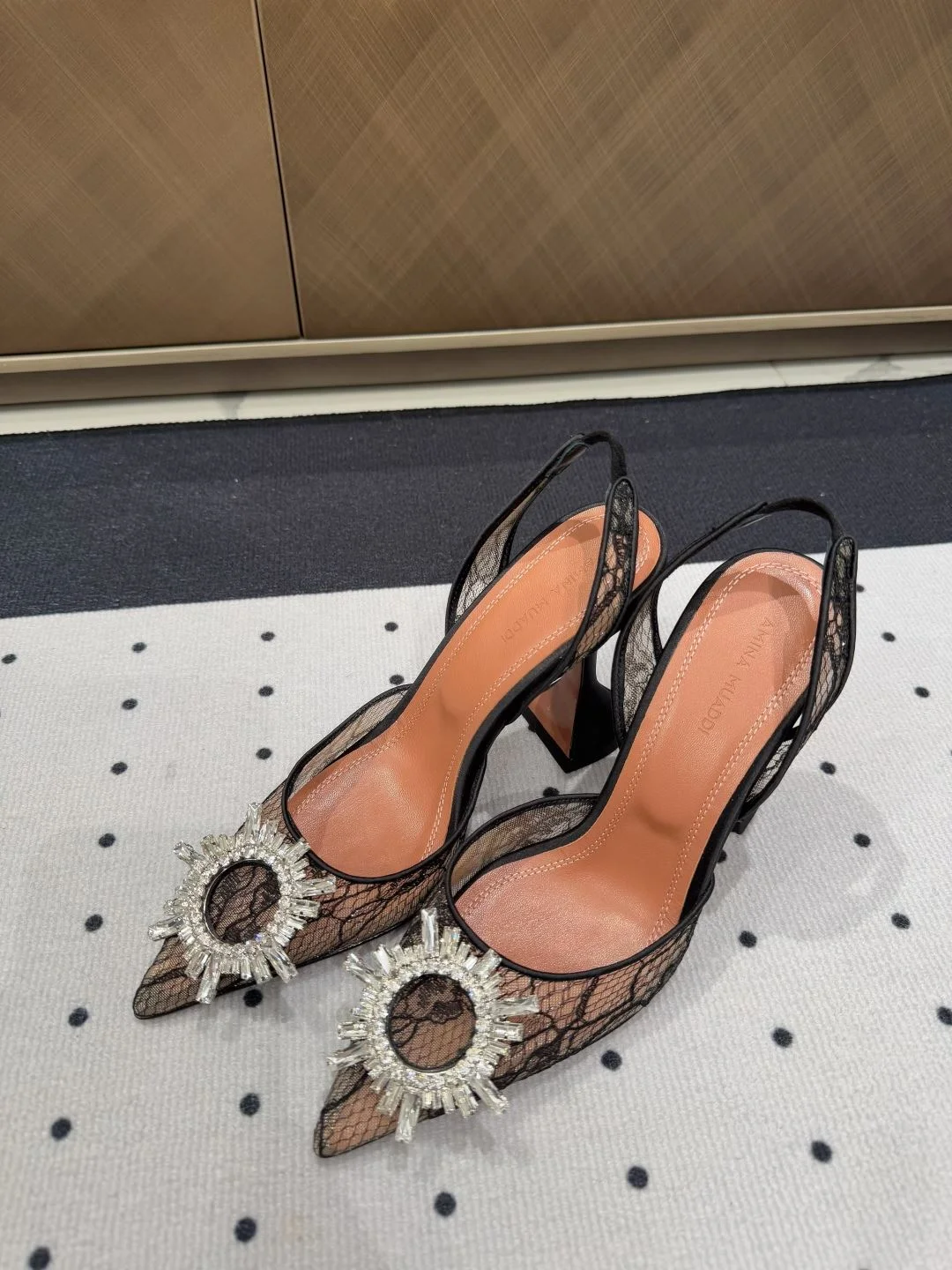 Authentic Amina Muaddi Sandals