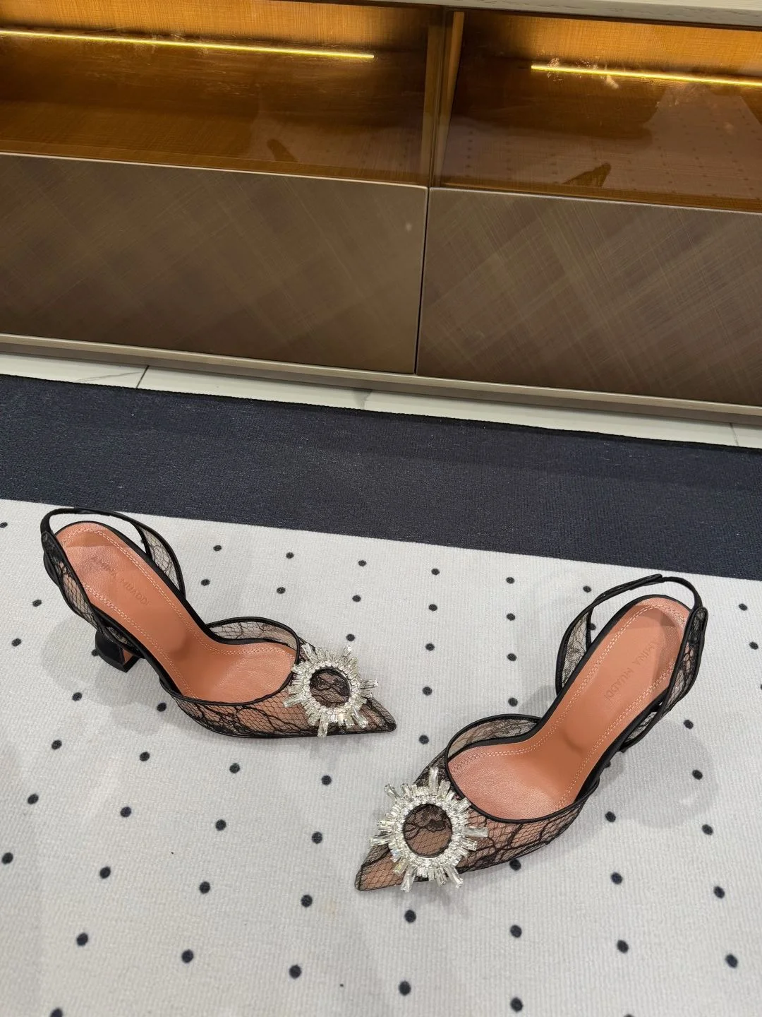 Authentic Amina Muaddi Sandals