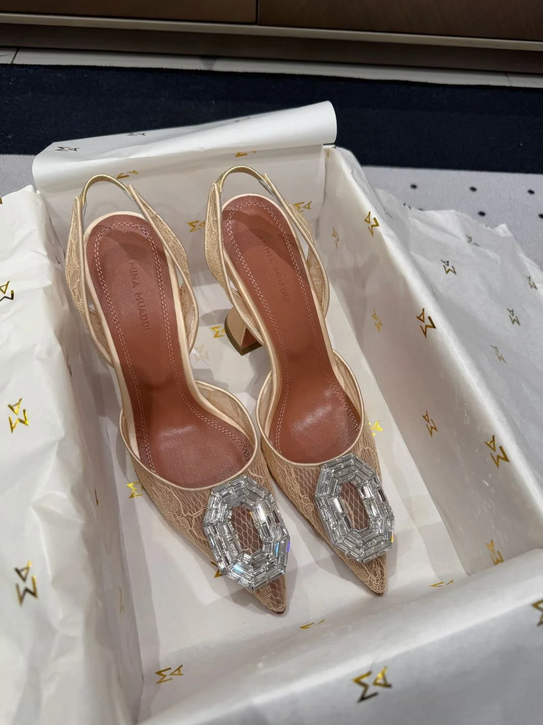 Original Amina Muaddi Sandals