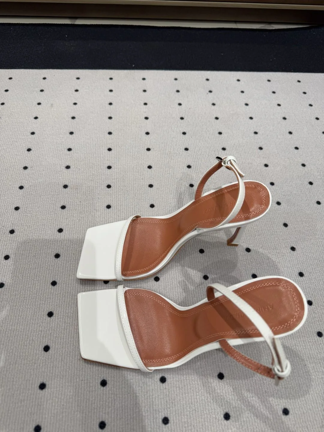 Accurate model Amina Muaddi Sandals