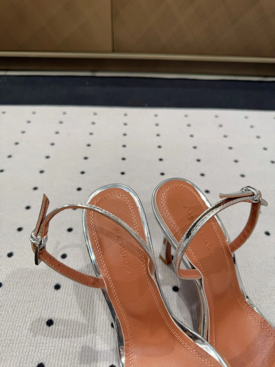 Indistinguishable Amina Muaddi Sandals