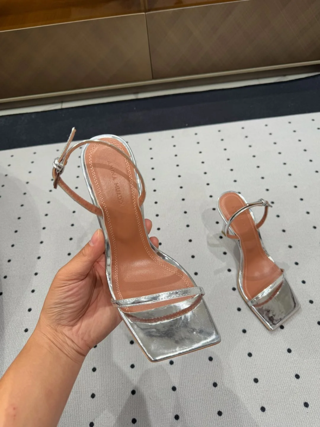 Indistinguishable Amina Muaddi Sandals