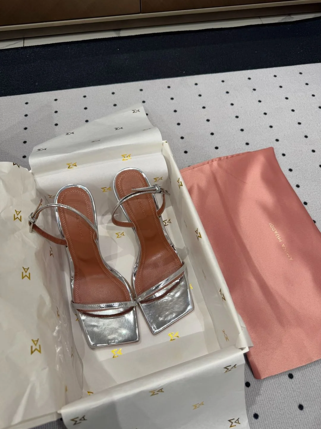 Indistinguishable Amina Muaddi Sandals