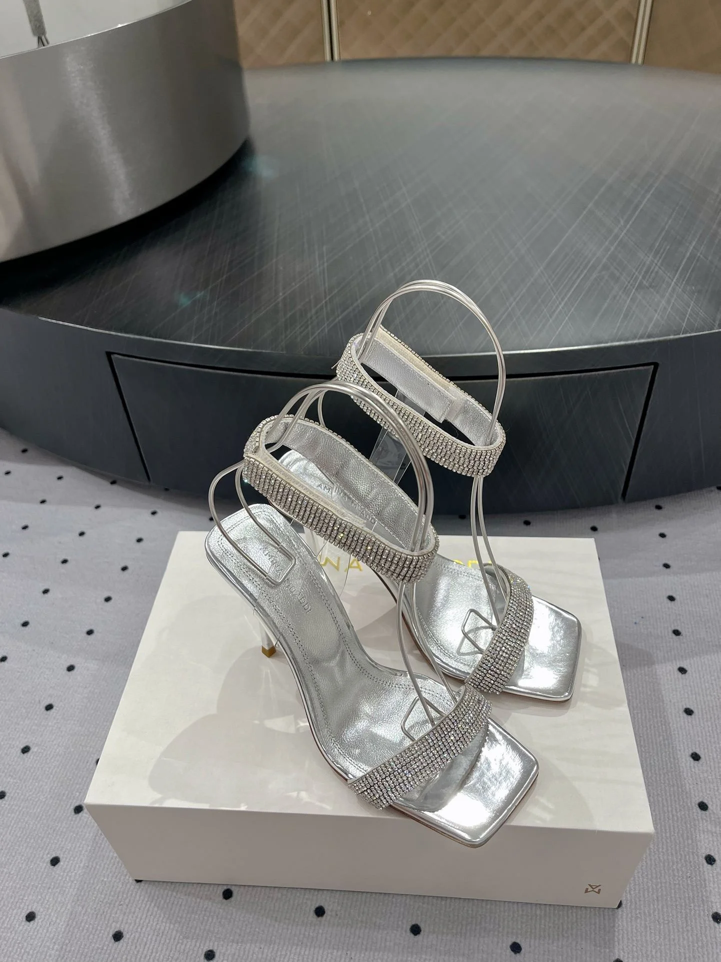 Precise copy Amina Muaddi Sandals