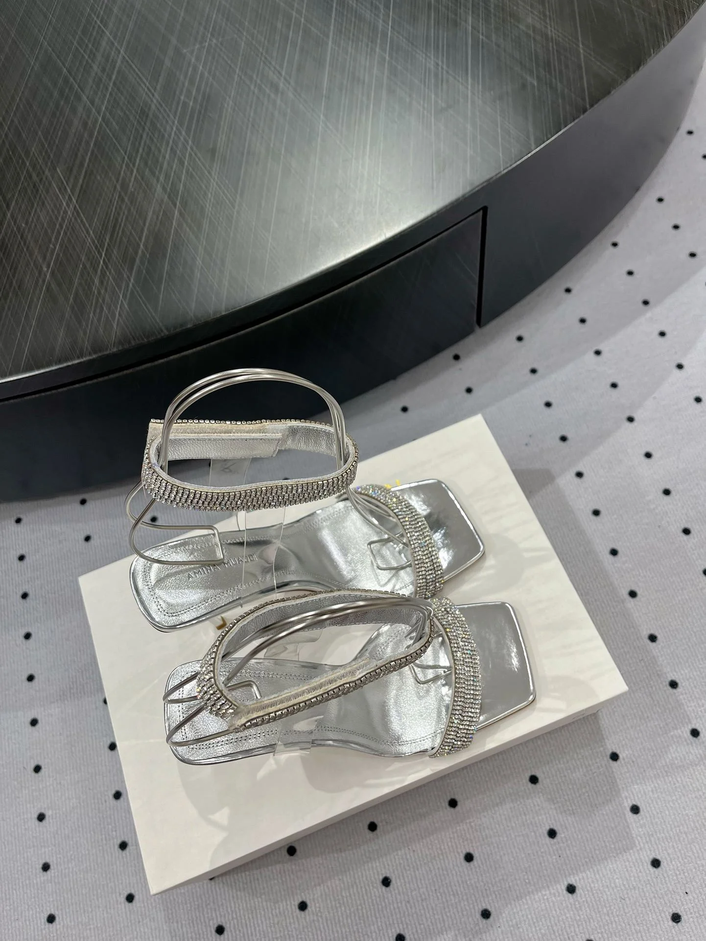 Precise copy Amina Muaddi Sandals