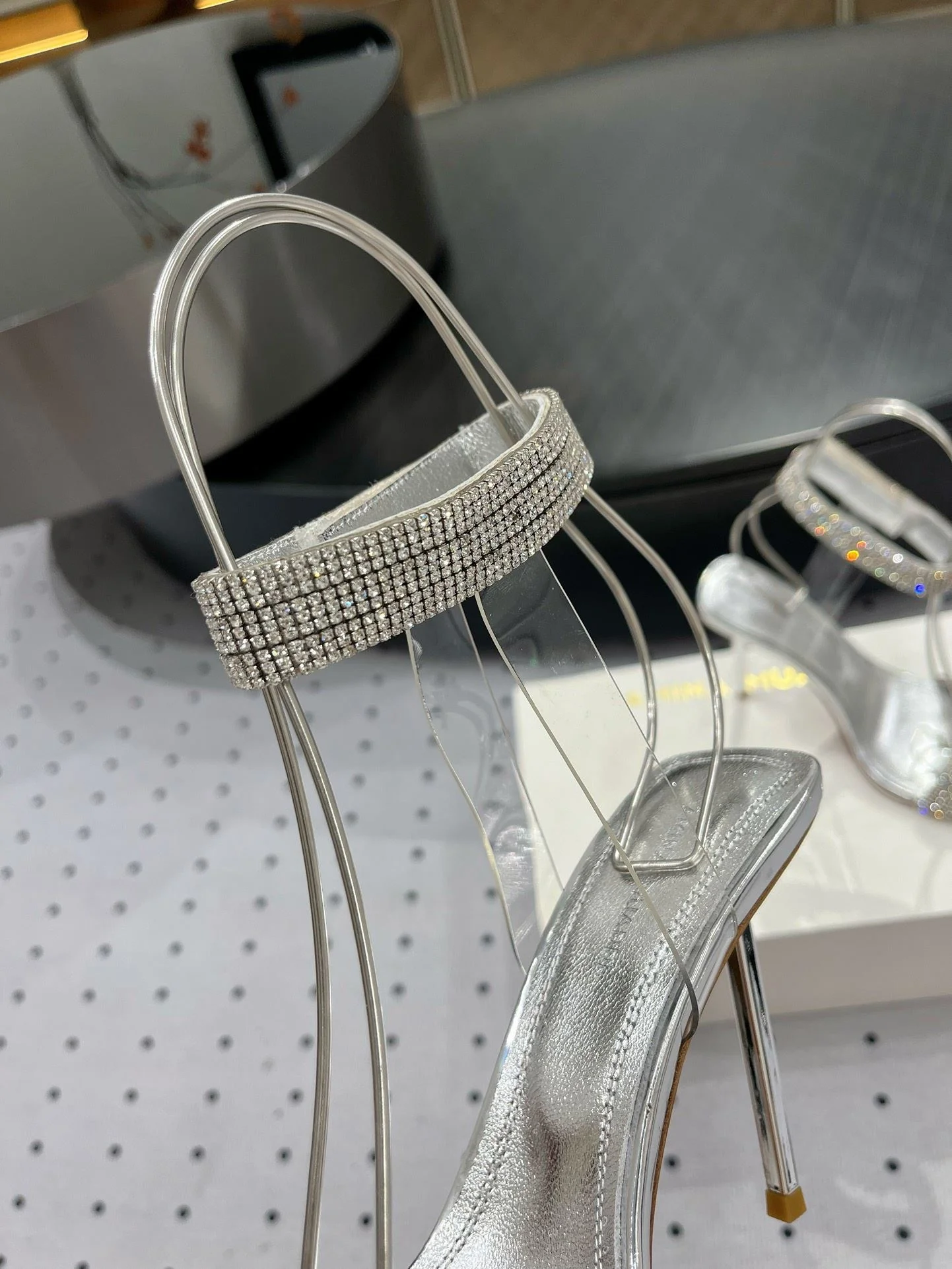 Precise copy Amina Muaddi Sandals
