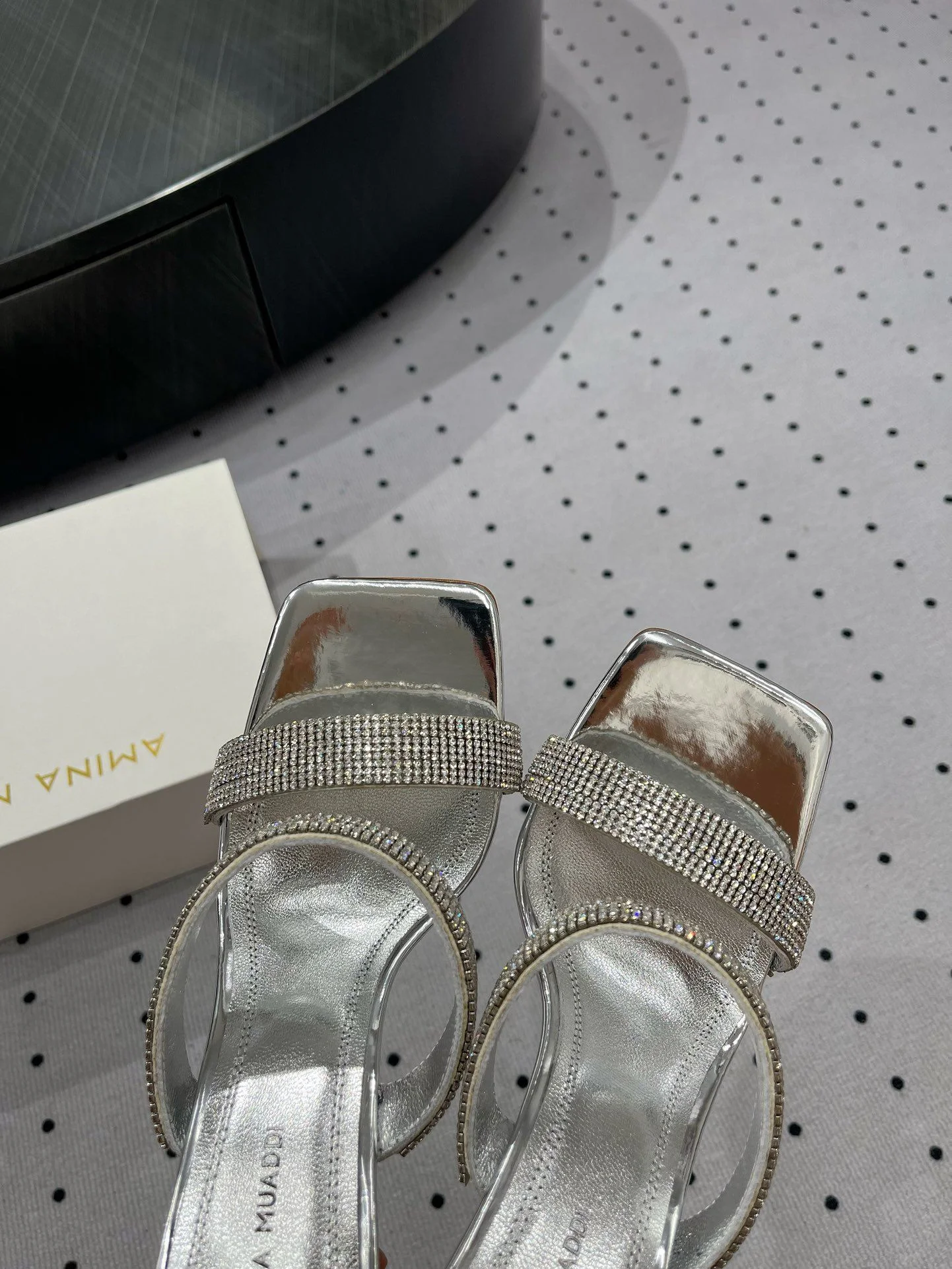 Budget-friendly Amina Muaddi Sandals