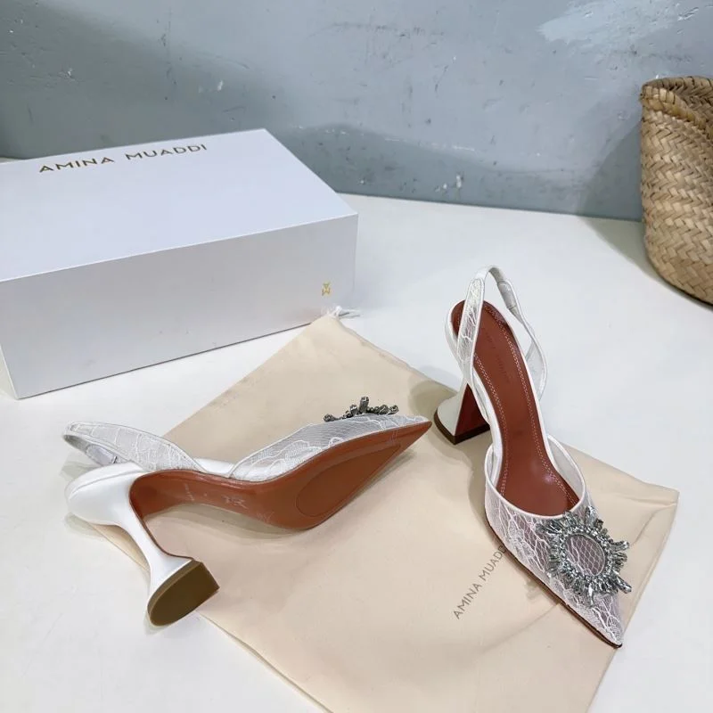High accuracy Amina Muaddi Sandals