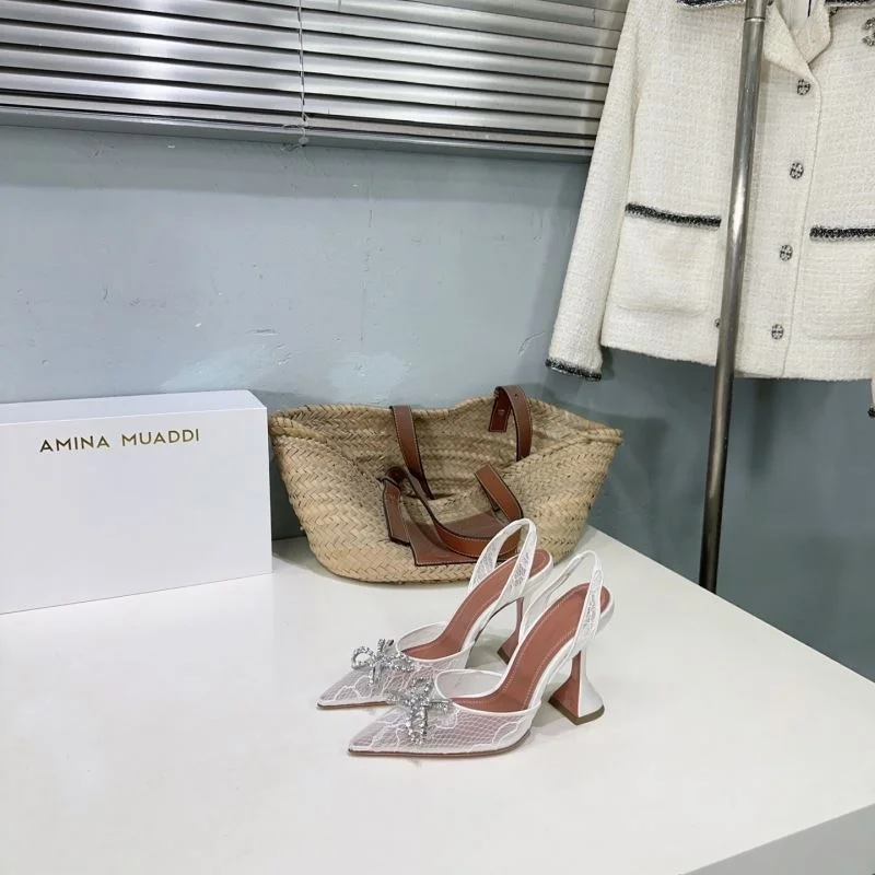 Indistinguishable Amina Muaddi Sandals