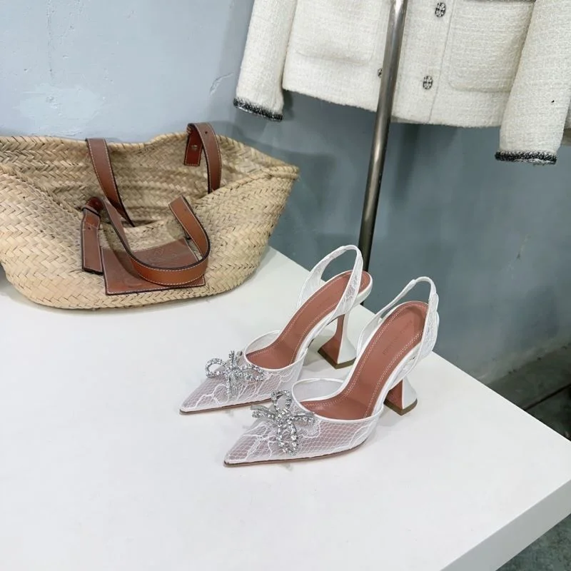 Indistinguishable Amina Muaddi Sandals