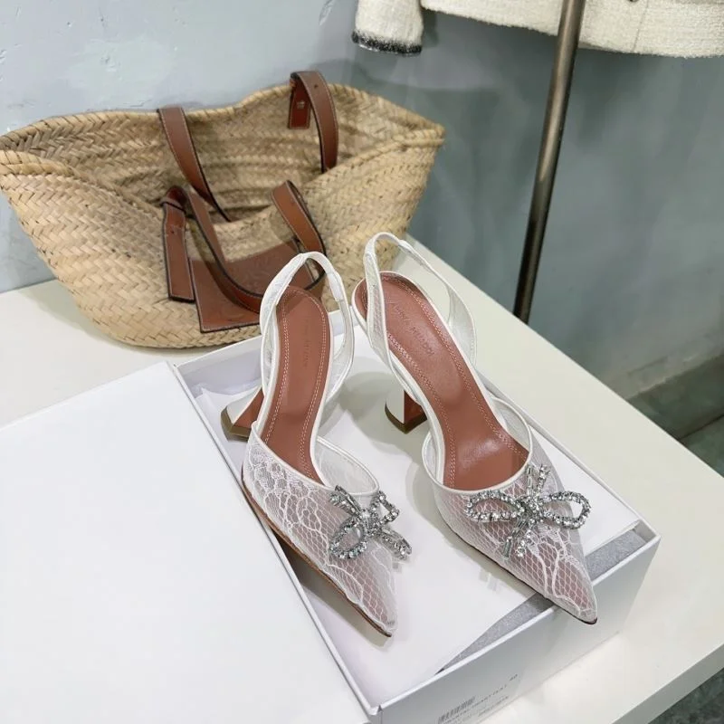 Indistinguishable Amina Muaddi Sandals