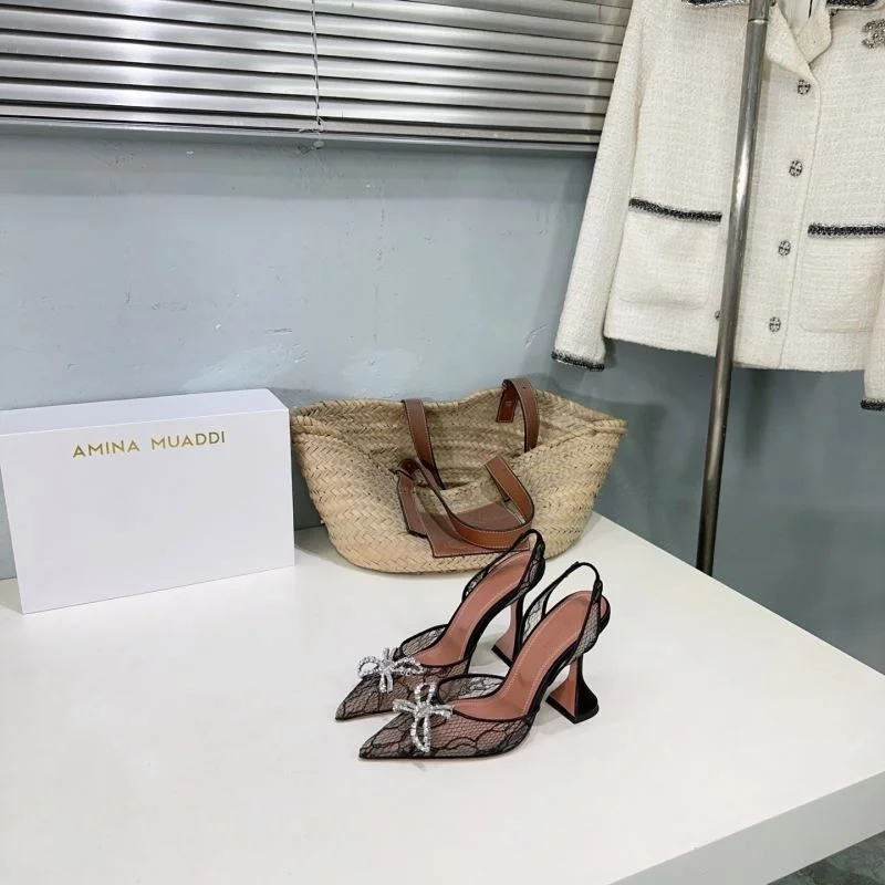High accuracy Amina Muaddi Sandals