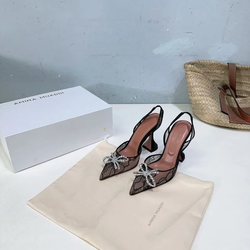 High accuracy Amina Muaddi Sandals