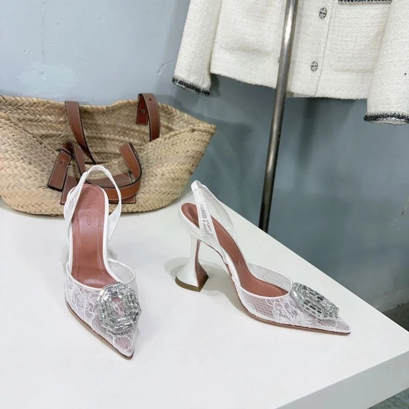 Top mirror Amina Muaddi Sandals