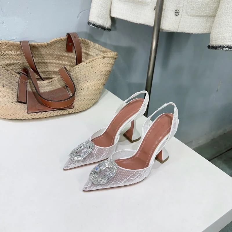 Top mirror Amina Muaddi Sandals
