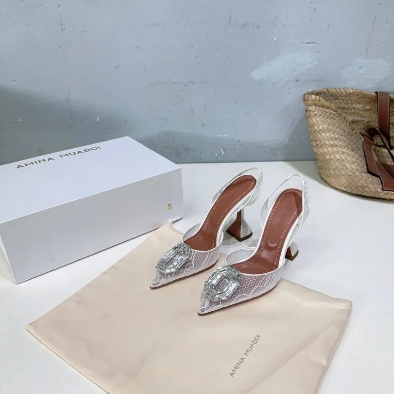 Top mirror Amina Muaddi Sandals