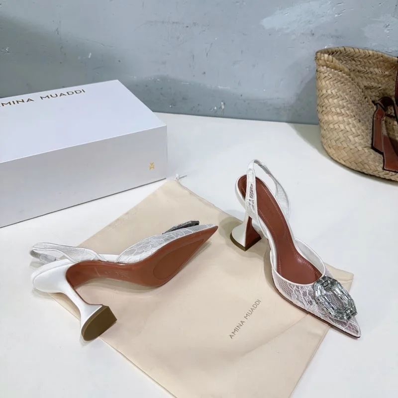 Top mirror Amina Muaddi Sandals