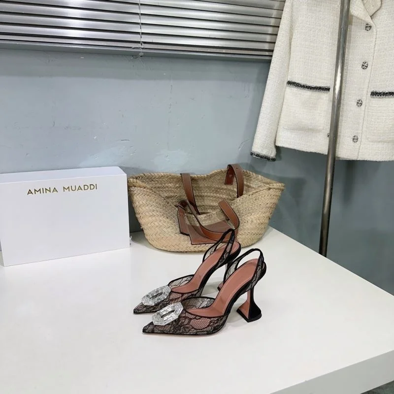 High fidelity Amina Muaddi Sandals