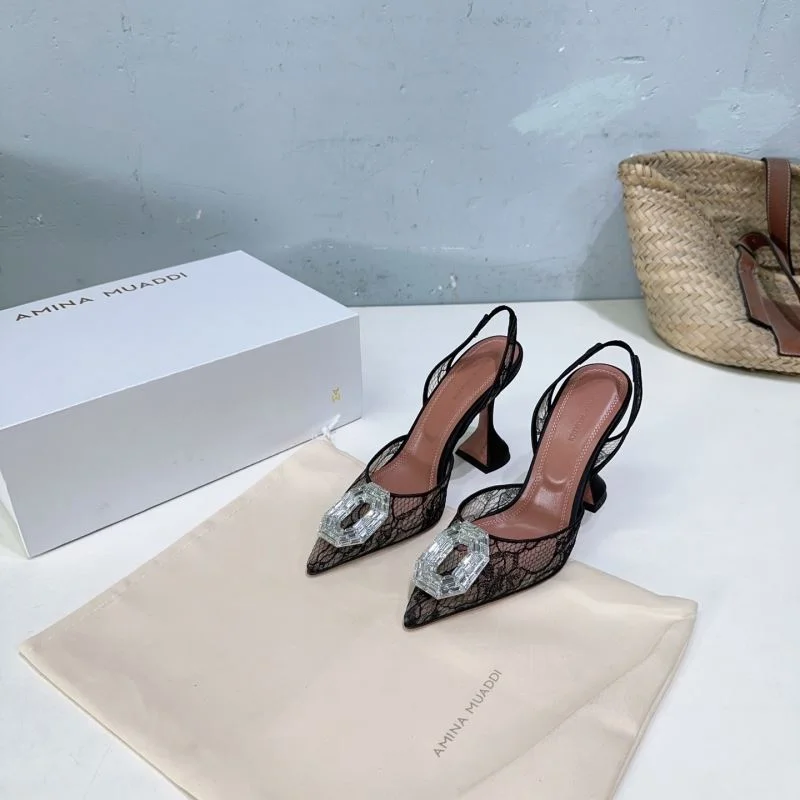High fidelity Amina Muaddi Sandals