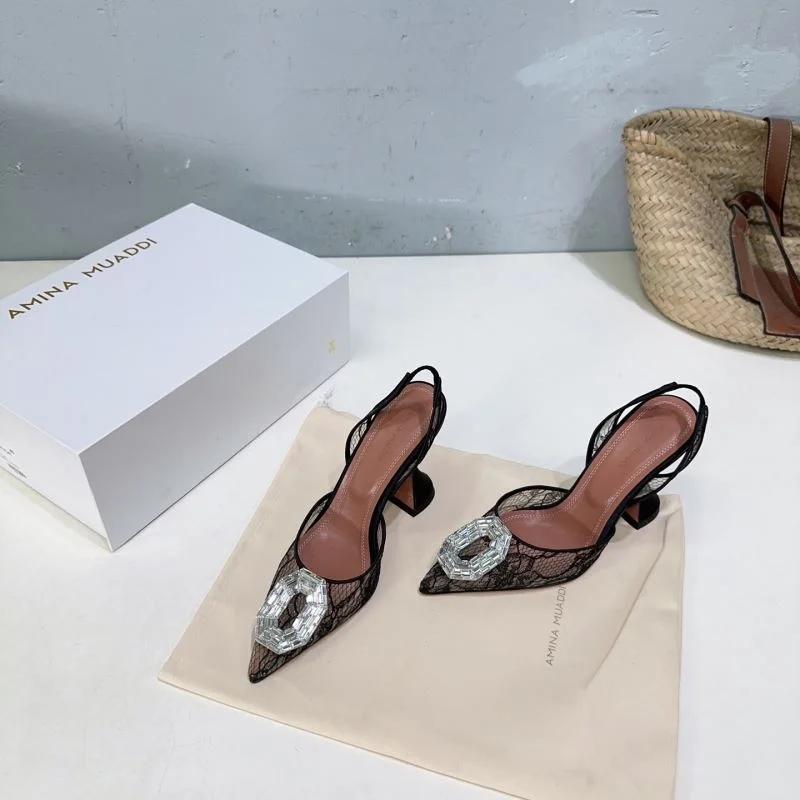 High fidelity Amina Muaddi Sandals