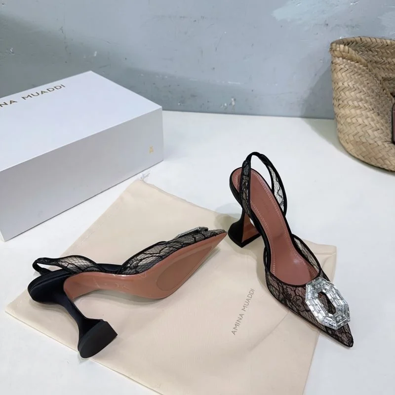 High fidelity Amina Muaddi Sandals