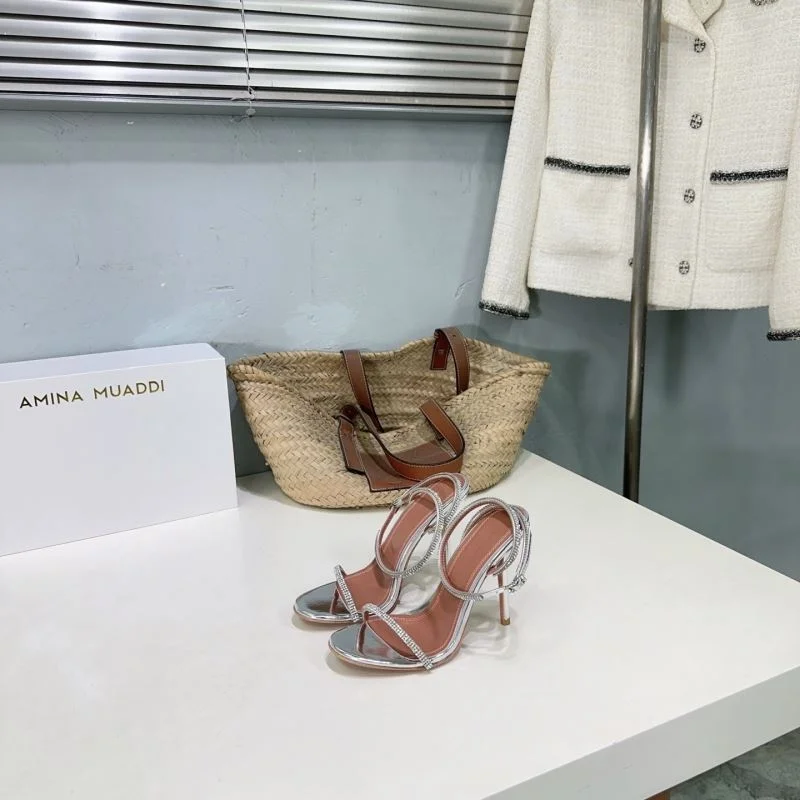 Top mirror Amina Muaddi Sandals