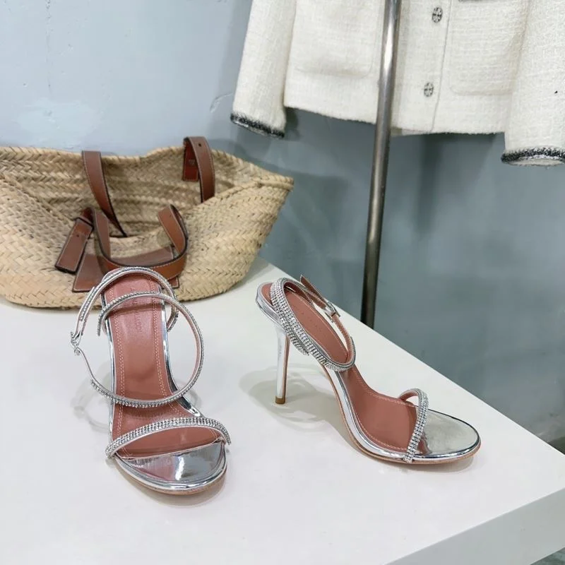 Top mirror Amina Muaddi Sandals
