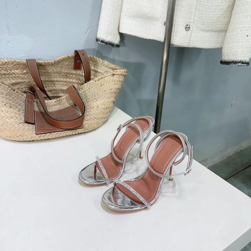 Top mirror Amina Muaddi Sandals