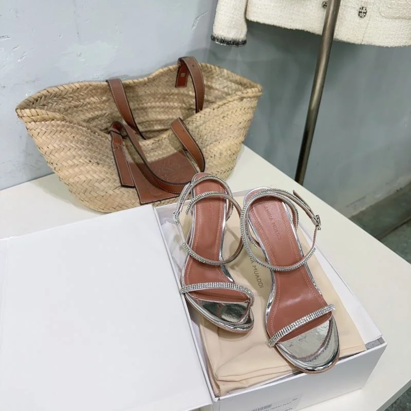 Top mirror Amina Muaddi Sandals