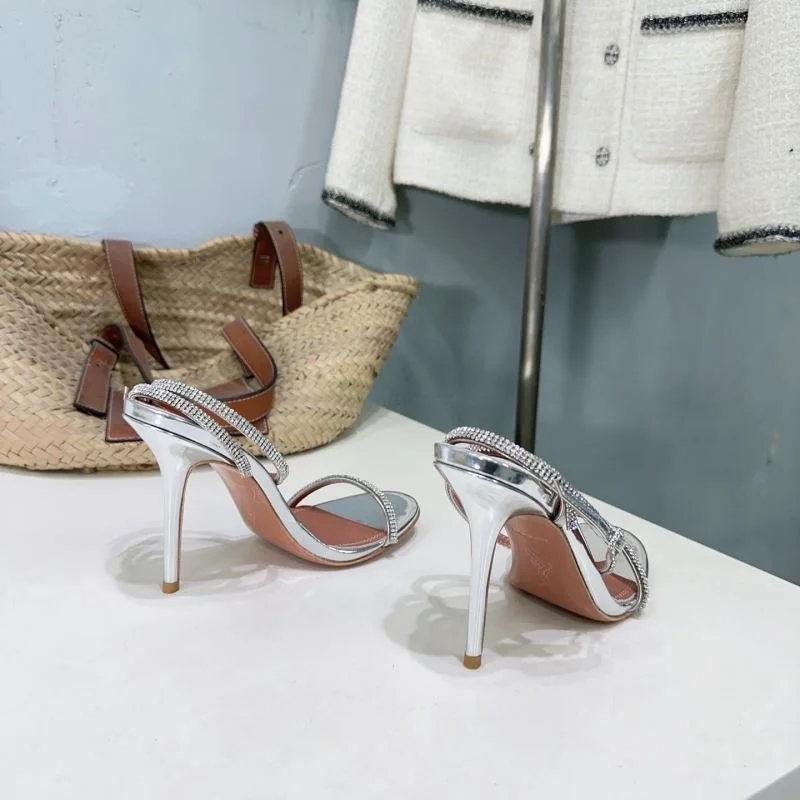 Top mirror Amina Muaddi Sandals