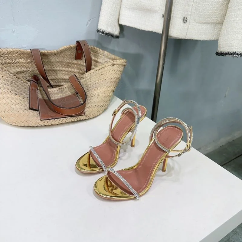 Brand-authenticated Amina Muaddi Sandals