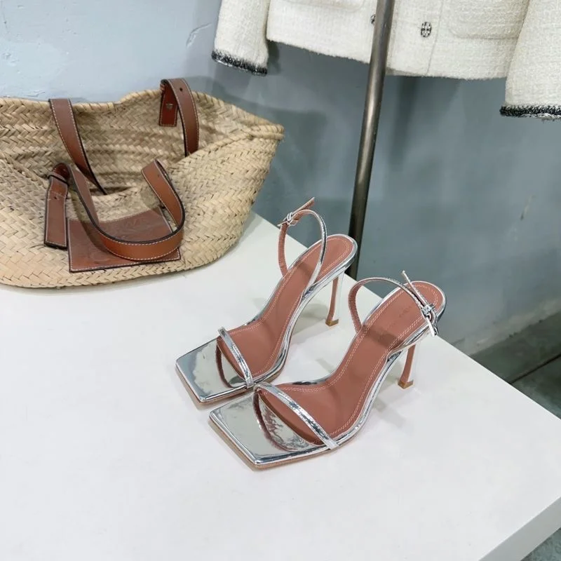 Real Amina Muaddi Sandals