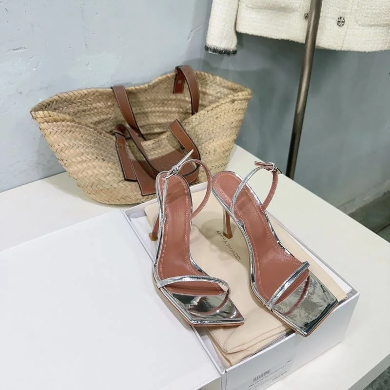 Real Amina Muaddi Sandals