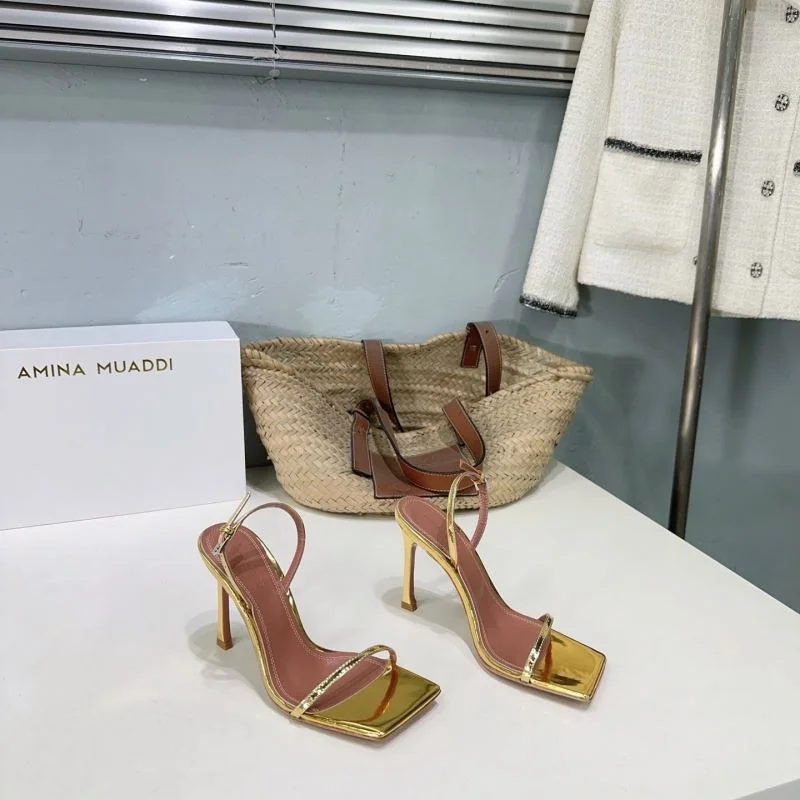 1:1 copy Amina Muaddi Sandals