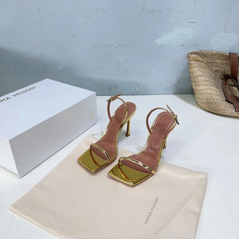 1:1 copy Amina Muaddi Sandals