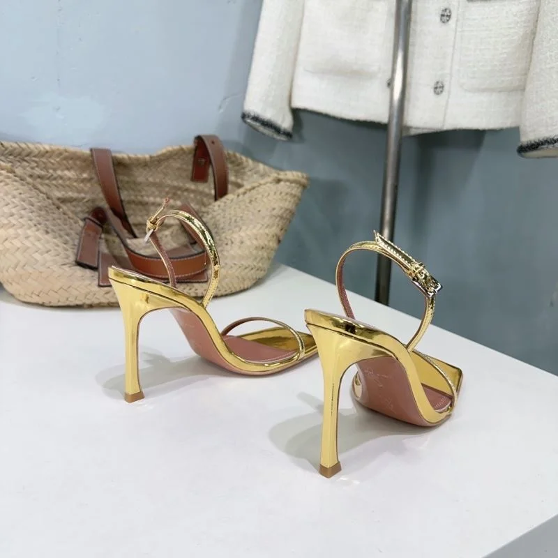 1:1 copy Amina Muaddi Sandals