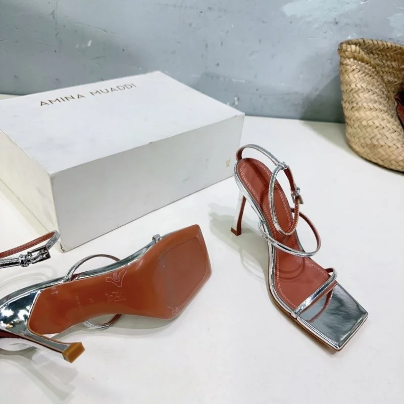 Genuine Amina Muaddi Sandals