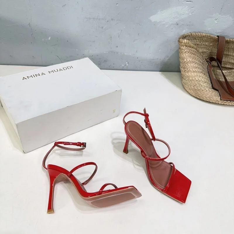 Authentic Amina Muaddi Sandals