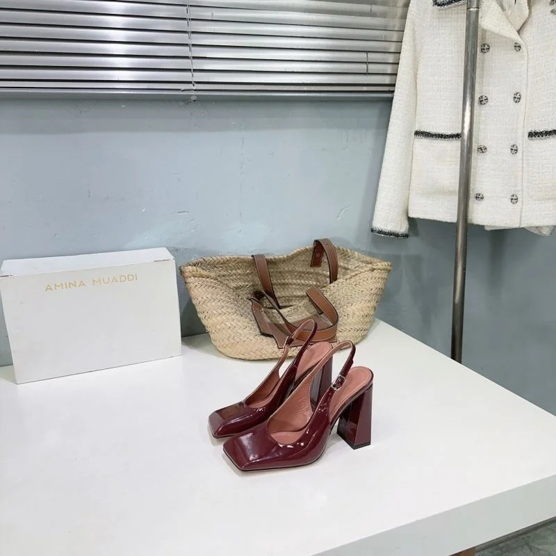 Real Amina Muaddi Sandals