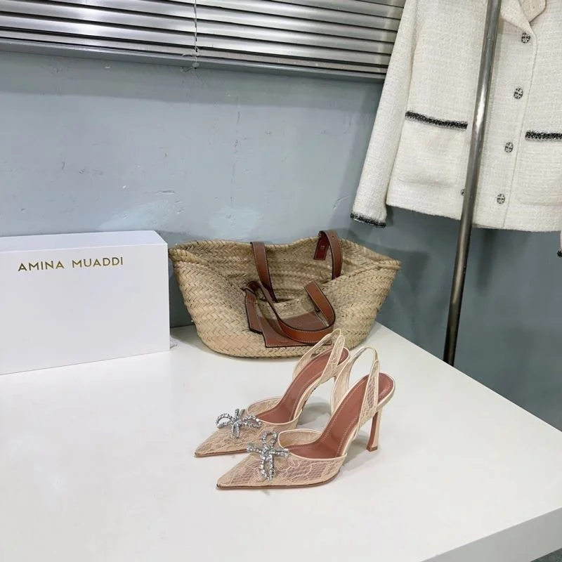 Inexpensive Amina Muaddi Sandals