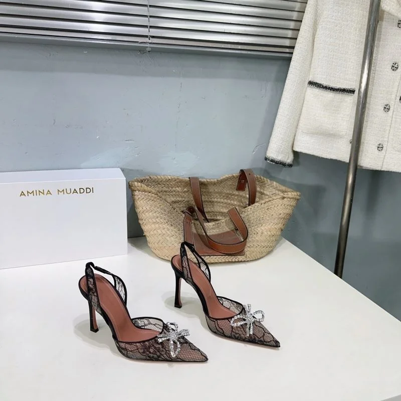 Genuine Amina Muaddi Sandals