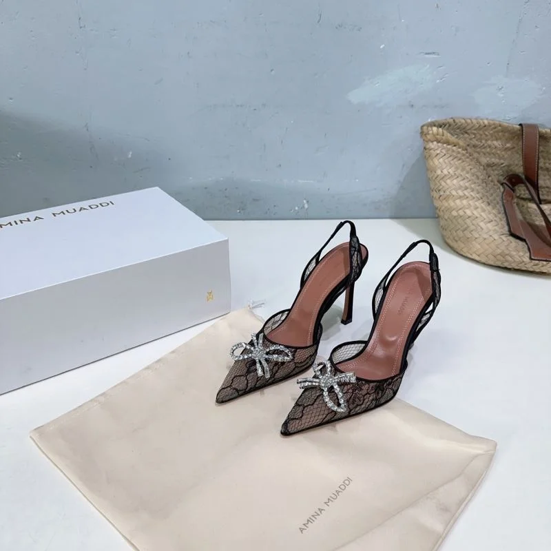 Genuine Amina Muaddi Sandals