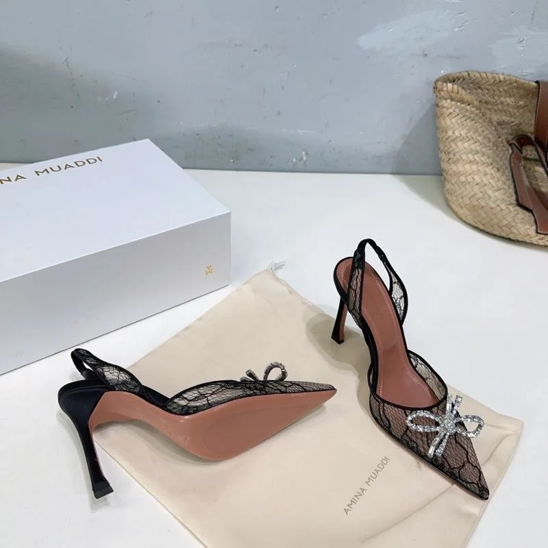 Genuine Amina Muaddi Sandals